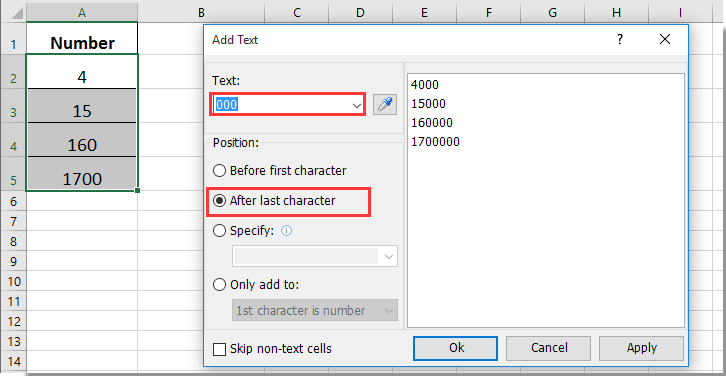 How To Add Trailing Zeroes To Column Of Numbers In Excel 