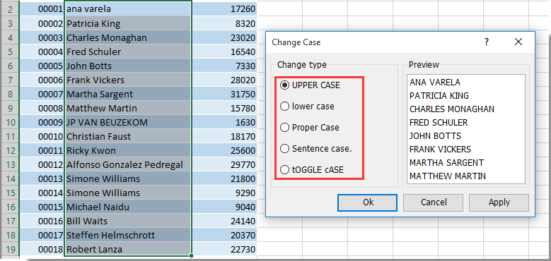 How To Convert All Caps To Only First Cap In Selected Range In Excel 