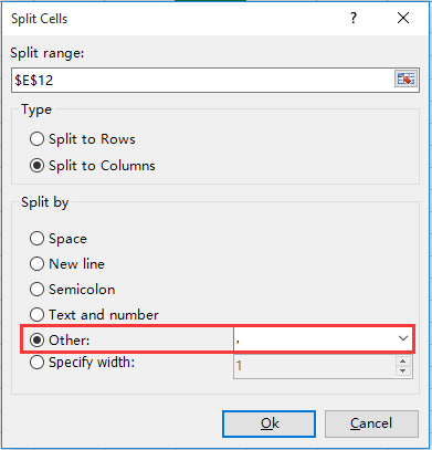 How to break or split address into separated parts in Excel?