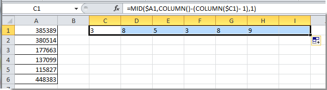 How To Break Or Split Number Into Individual Digits In Excel 2022 