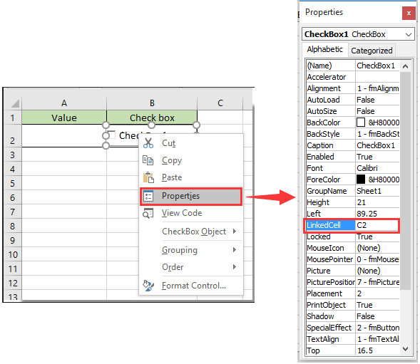 How To Make Checkbox Checked Based On Cell Value In Excel 