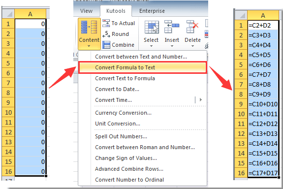 How To Copy Formulas And Paste To Other Worksheet As Text In Excel 