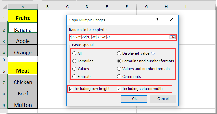 How To Copy Cells Data With Row Height And Column Width In Excel 
