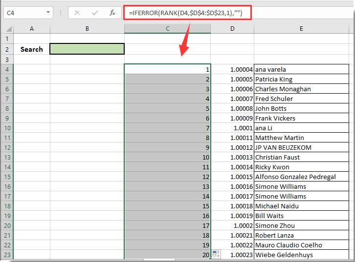 How To Create Your Own Search Box In Excel 