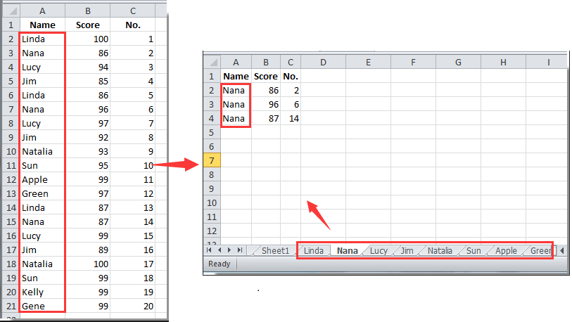 Create New Sheets For Each Row With VBA Code
