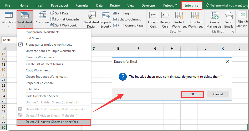 How To Delete All Sheets Except Specified current One In Excel 