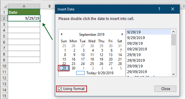 How To Create A Drop Down List Calendar date Picker In Excel 