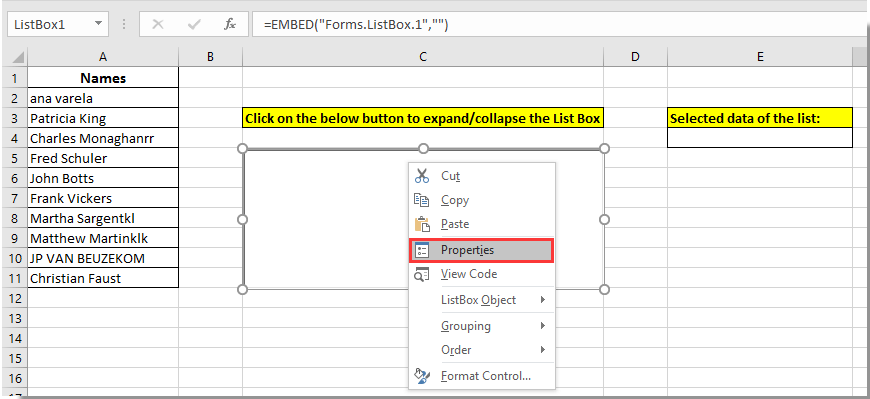 How To Create A Drop Down List With Multiple Checkboxes In Excel 
