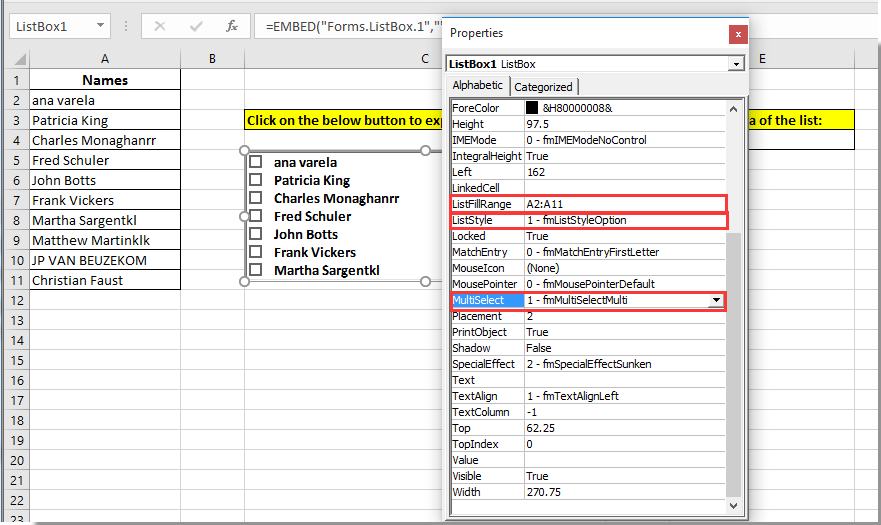 How To Create A Drop Down List With Multiple Checkboxes In Excel 