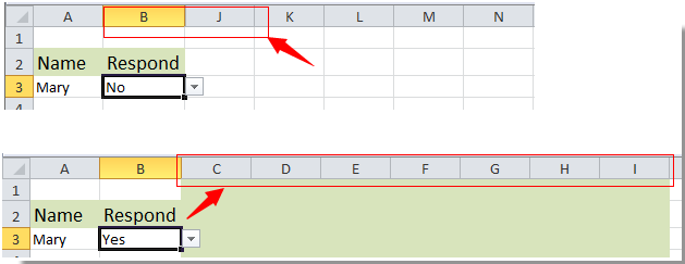 How To Hide Or Unhide Columns Based On Drop Down List Selection In Excel 