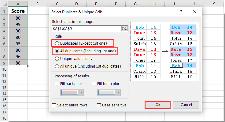 How To Hide Duplicate Records In Columns In Excel 