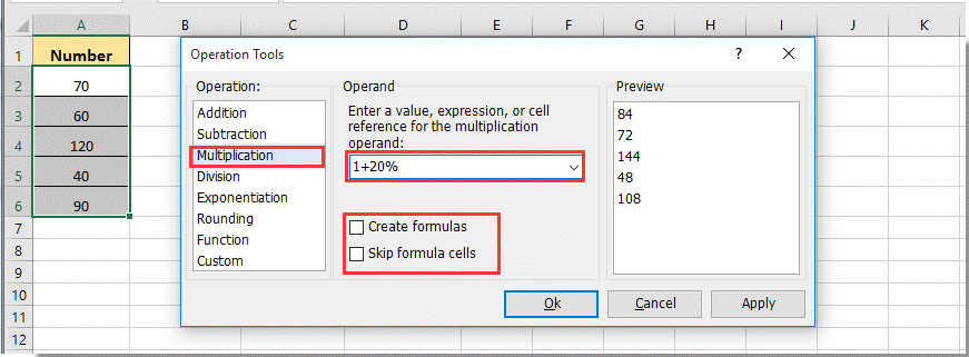 How To Increase Or Decrease Cell Number value By Percentage In Excel 