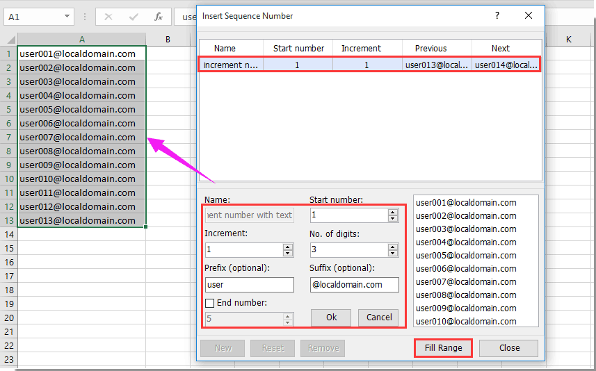 How To Create Increment Number With Or Inside Text In Excel 