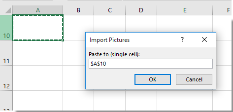 How to lock picture/image to or inside cell in Excel?