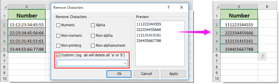 How To Format Mac Addresses In Cells By Adding Colon Symbol In Excel 