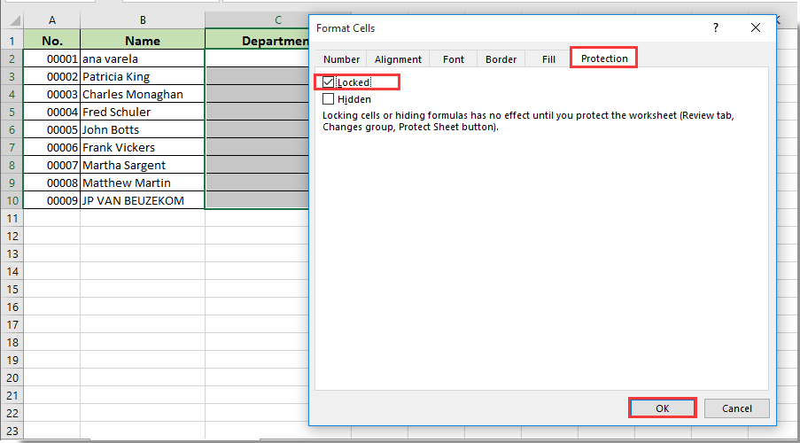How To Prevent Data Entry Into Specific Cells Of A Worksheet In Excel 