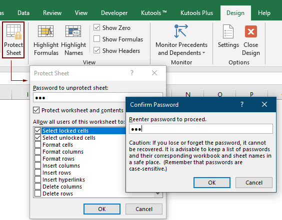 How To Prevent Data Entry Into Specific Cells Of A Worksheet In Excel 