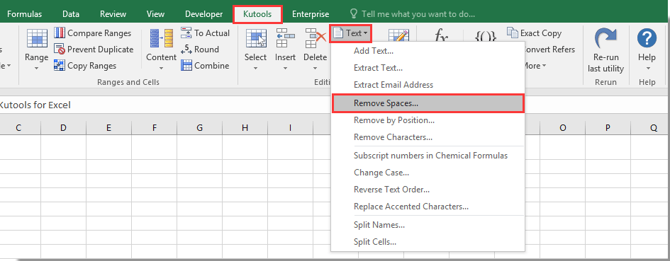 How To Remove delete All Spaces After The Last Character In Excel 