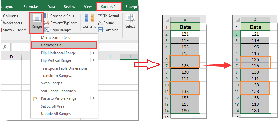 How To Sort Data With Merged Cells In Excel 