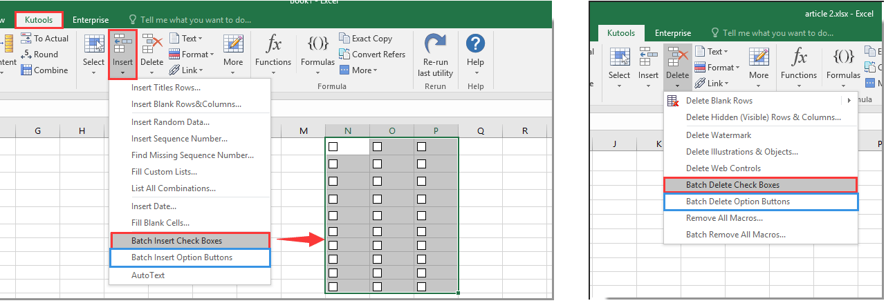 How To Hide Checkbox When Row Is In Excel 