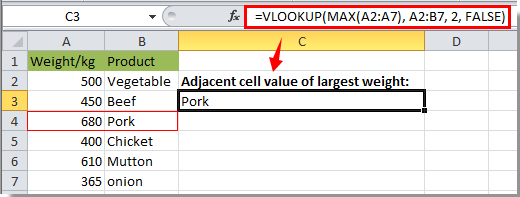 How To Vlookup Return Value In Adjacent Or Next Cell In Excel 