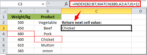 How To Vlookup Return Value In Adjacent Or Next Cell In Excel 