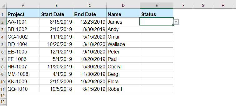How To Highlight Rows Based On Drop Down List In Excel 