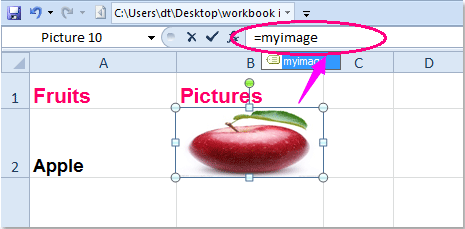 ¿Cómo crear una lista desplegable con imágenes en Excel?