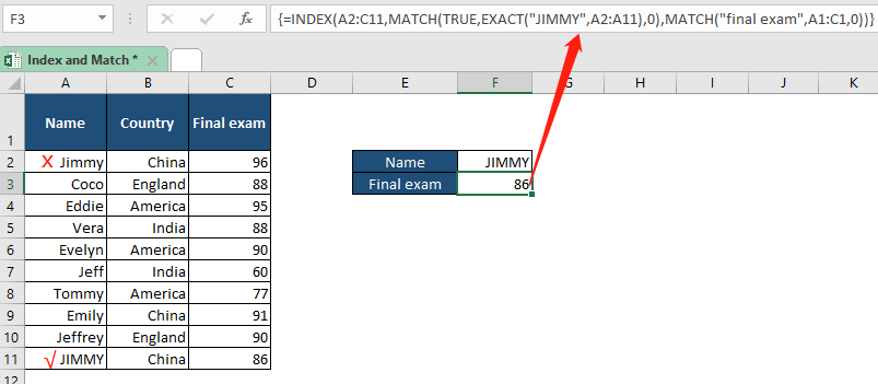 How To Use INDEX And MATCH Together In Excel