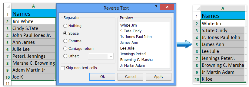 Sort By Last Name In Excel