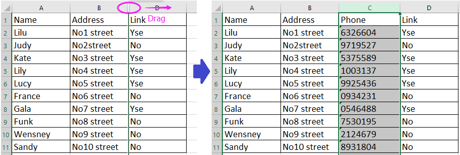 How To Expand All Collapsed Columns Or Rows In Excel 