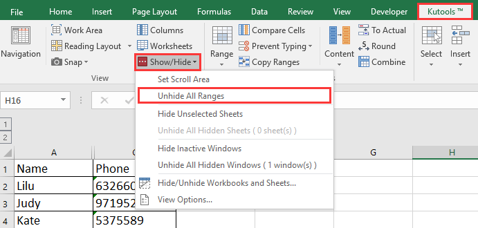 How To Expand All Collapsed Columns Or Rows In Excel 