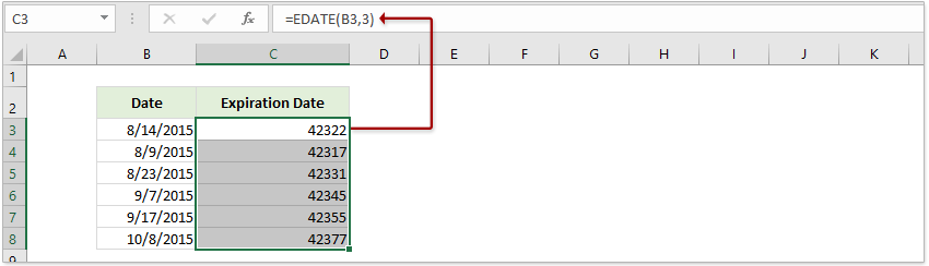 How To Calculate Expiration Dates In Excel 