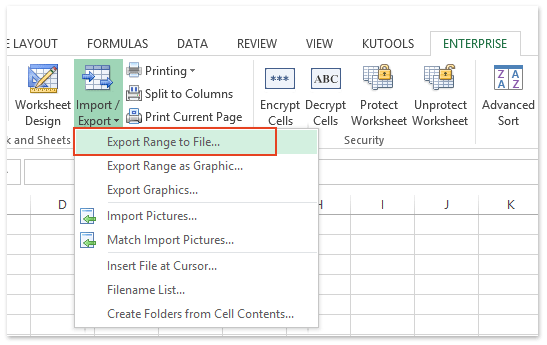 Export Formulas From Excel