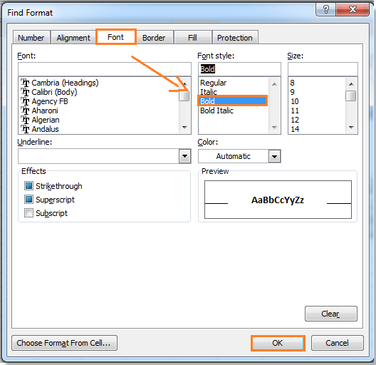 How To Delete All Bold Text In Excel