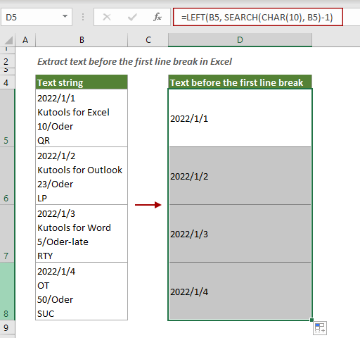 Excel Tutorial Extract Text Or Number By Specific Position How To Numbers After A In 2 Suitable 