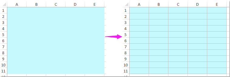How To Preserve Grid Lines While Filling Color In Excel 