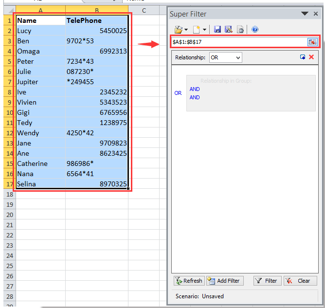 How to filter data by containing asterisk or other special characters ...