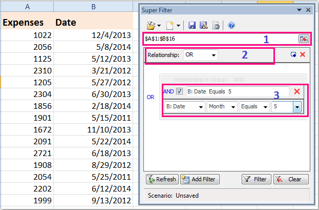 Die Form Ernennen TU Es Nicht How To Filter Data By Date In Excel 