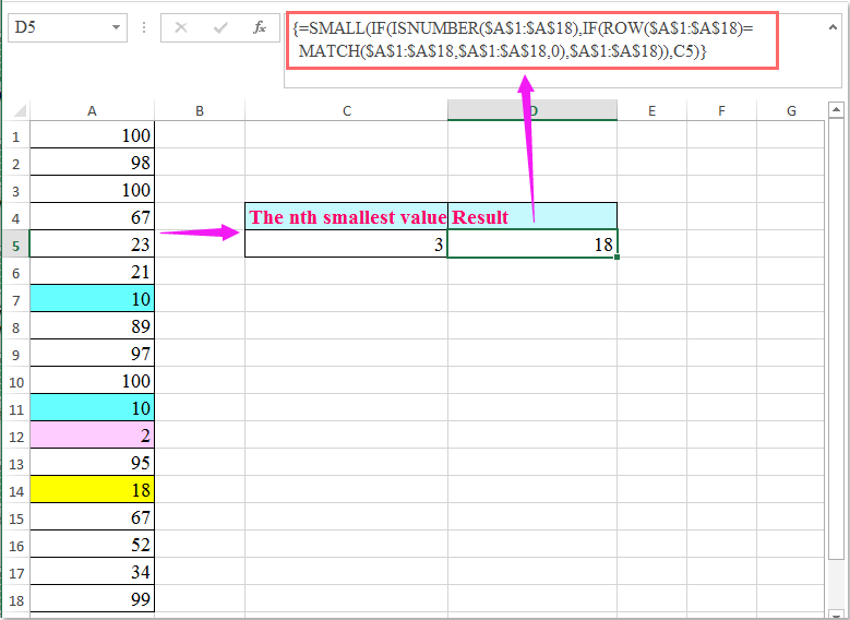 How To Find The Nth Largest Smallest Unique Value In Excel 