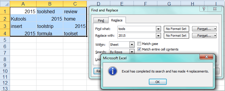 How To Find And Replace Exact Match In Excel 