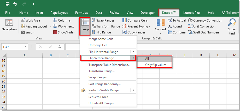 How To Flip Reverse A Column Of Data Order Vertically In Excel 