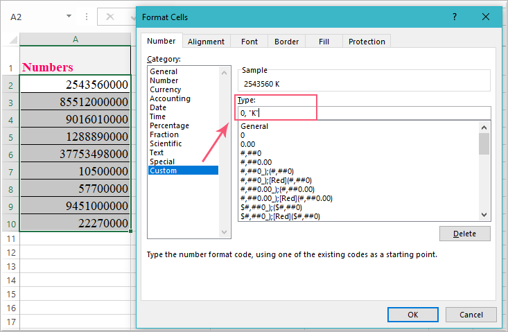 How To Format Numbers In Thousands Million Or Billions In Excel 