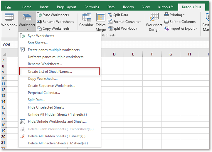 How To Print Sheet Name Or A List Of Sheet Names In Excel Images