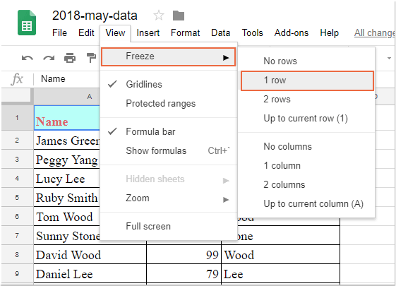 How To Sort Full Names By Last Name In Google Sheets 