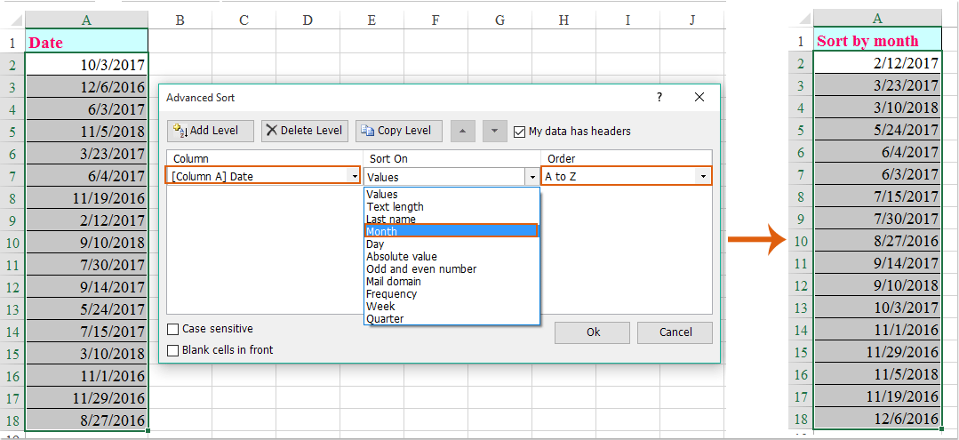 How To Sort Date By Month Ignoring Year In Google Sheets 