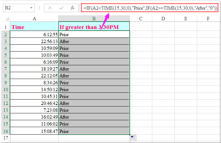 Excel Formula If Greater Than Time Paguyuban Honorer