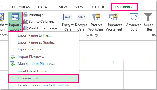 How To Import Multiple File Names Into Cells In Excel 