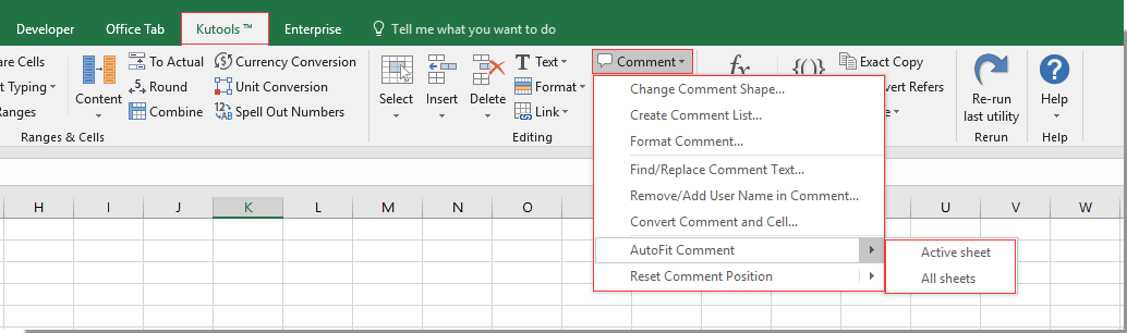How To Quickly Insert A Comment To Multiple Cells In Excel 