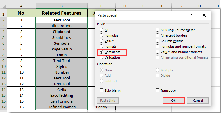 How To Quickly Insert A Comment To Multiple Cells In Excel 